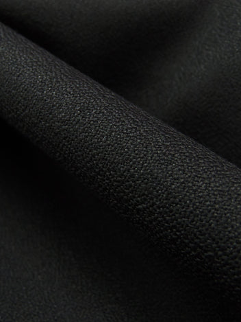 Black Polyester/Wool Crepe Suiting 60W – Fabric Mart
