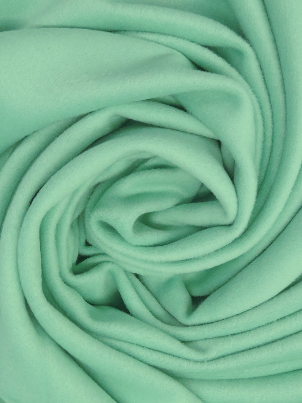 Dark Aquamarine Wool/Cashmere/Polyester Napped Coating - NY Designer ...