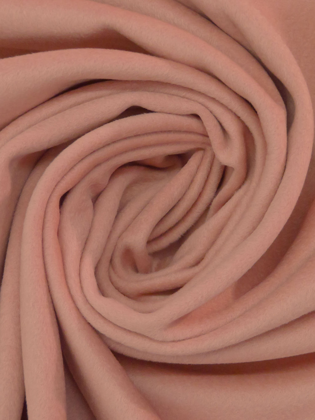 Dusty Pink Buff Wool/Cashmere/Polyester Napped Coating - NY Designer ...